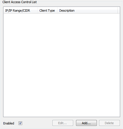 Security Guide - Enable the Client Access Control List (Setting Up System Security)
